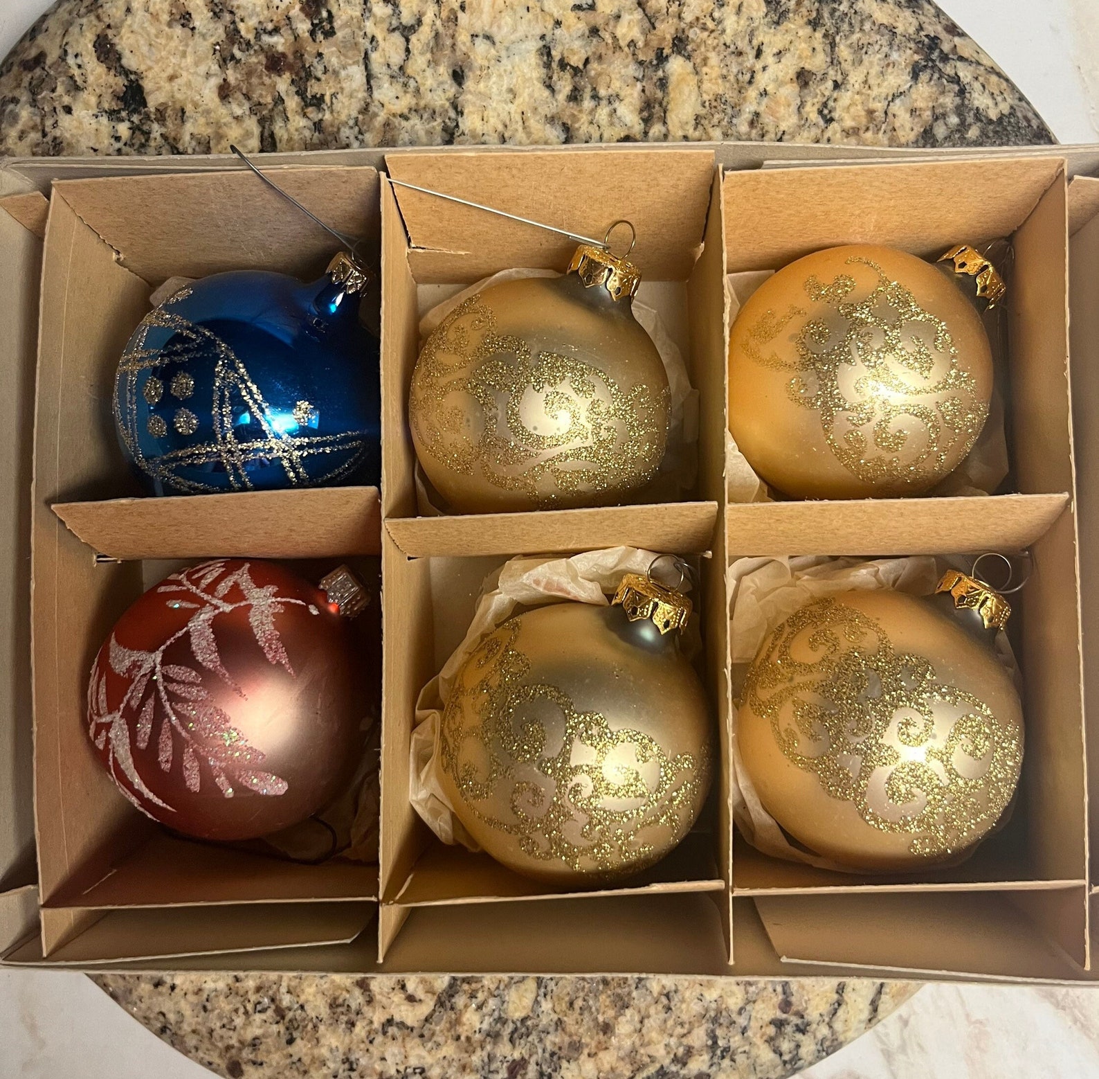 Sears • the Imperial Collection • Vintage • Christmas Glass Ornaments ...