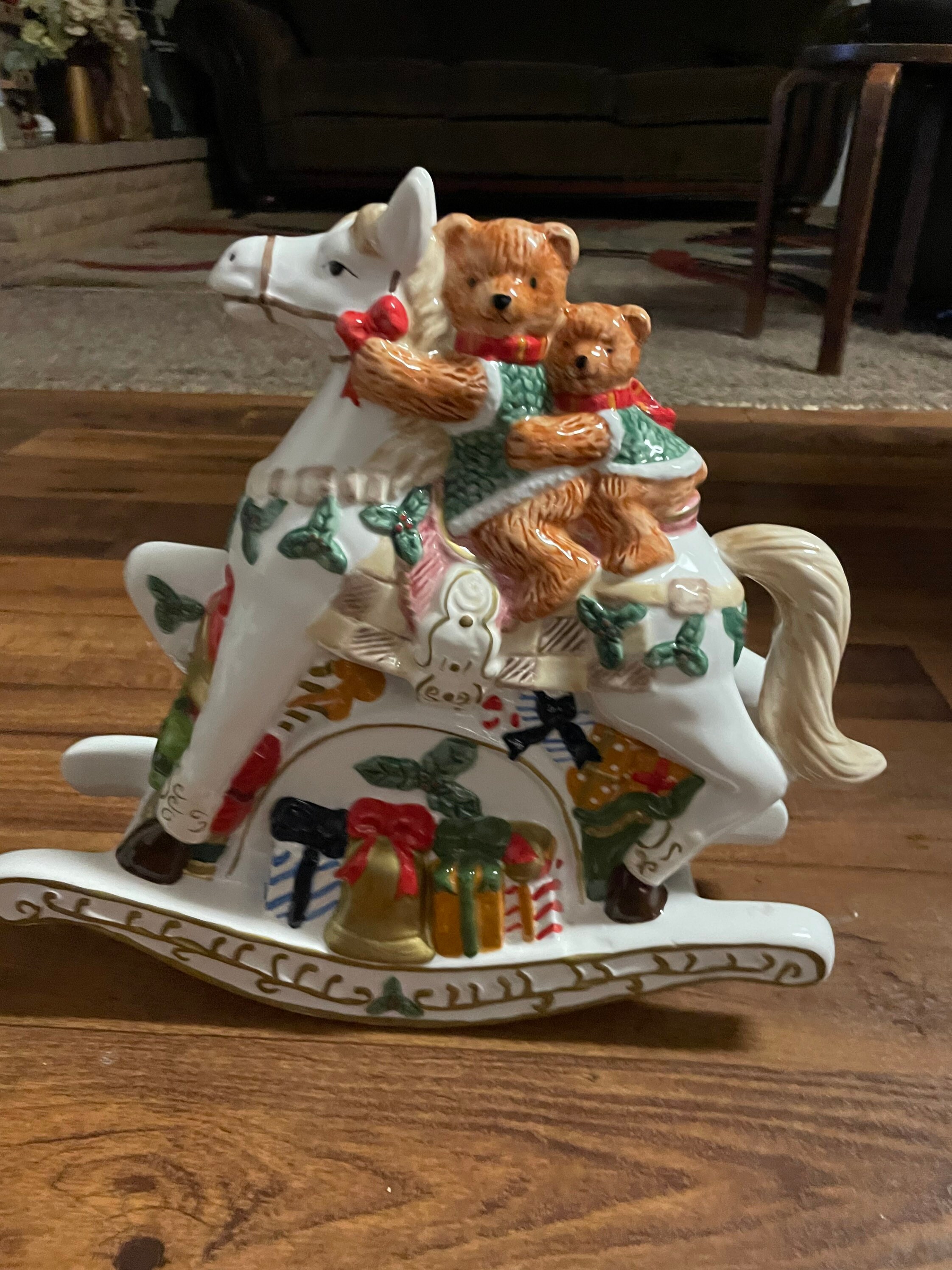 New elements Christmas Musical Rocking Horse - Etsy