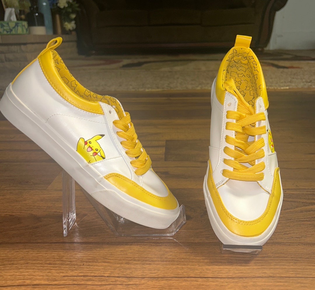 Pokémon Pikachu 025 Grownup Brand Yellow/ White Size 6 Tennis Shoes - Etsy