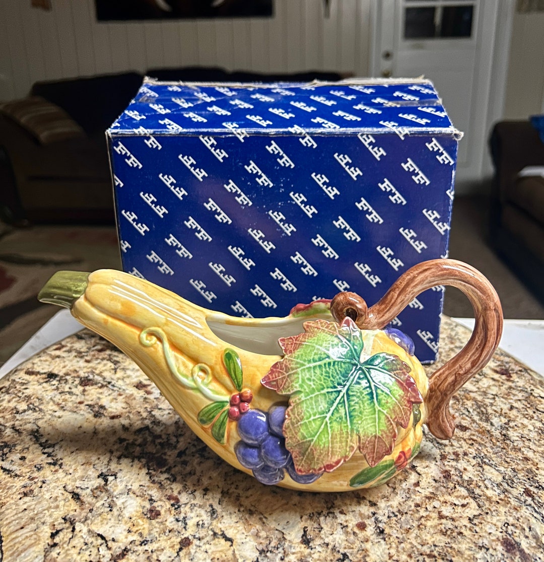 Fitz & Floyd • Thanksgiving Banquet • Vintage • 1993 • Ceramic • Squash ...