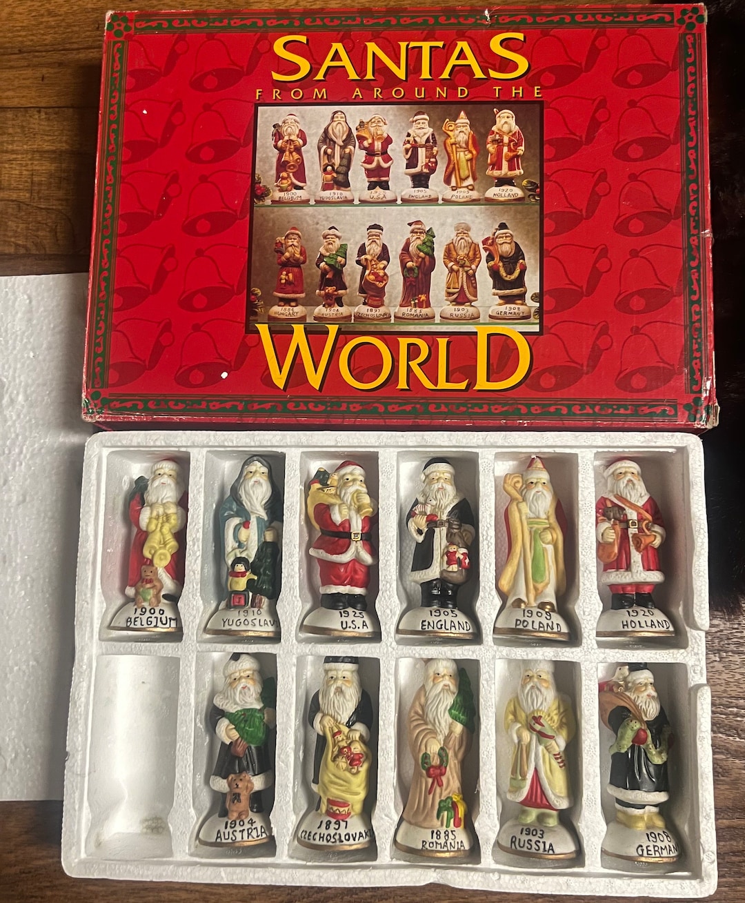 11 Santas From Around the World Collectible Porcelain - Etsy