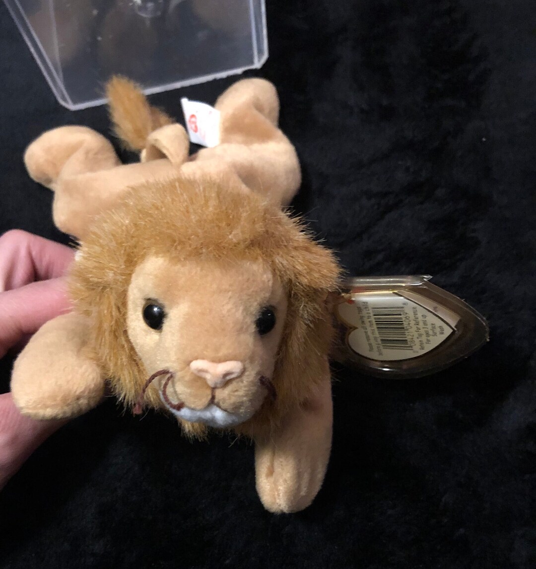 Ty • the 'roary' • Lion • RARE • Beanie Baby - Etsy