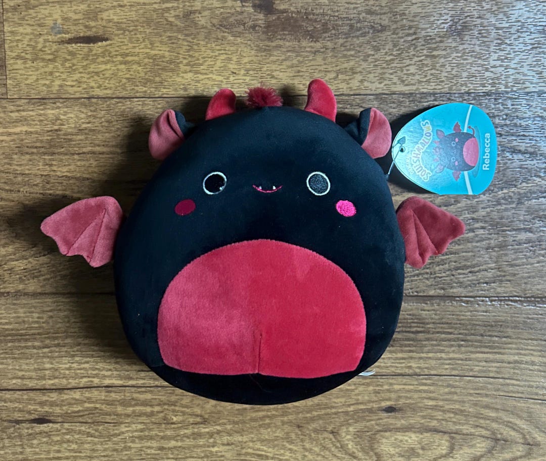 Squishmallows (rebecca) ~ Red & Black ~ Devil 12” In. Halloween Plush ...