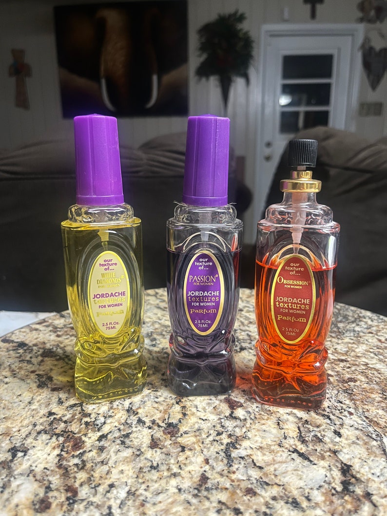Lot of 3 Jordache Women Texture Perfume of White Diamond, Passion ...