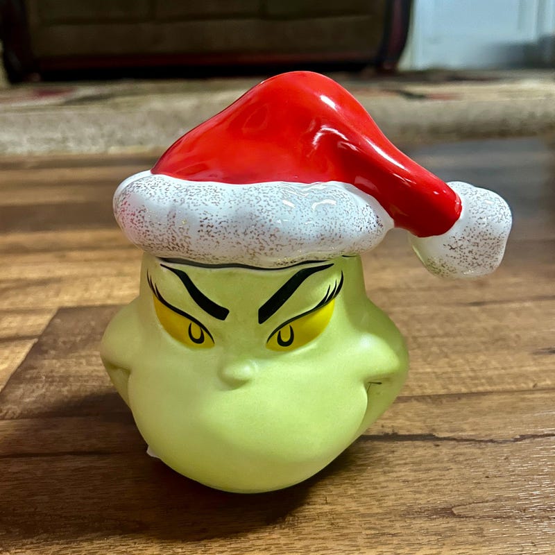 Grinch Candy Dish - Etsy
