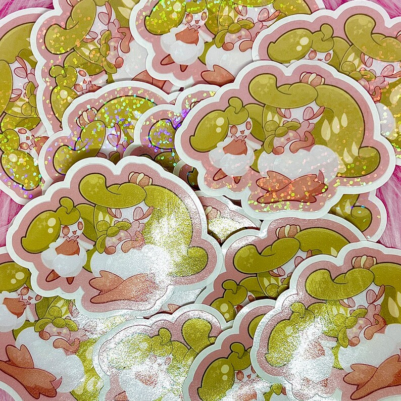 Bounsweet Evolution Line Stickers - Etsy