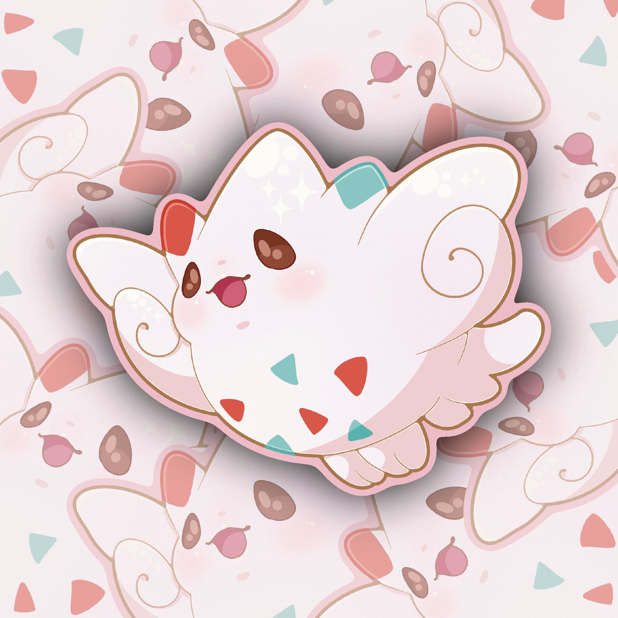 Togepi Evolution Line Pokemon Fan Design Single Stickers 2.75 - Etsy