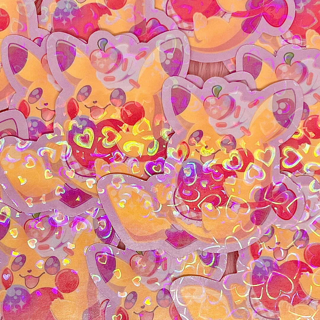 Valentine's Pikachu Pastry Pokemon Stickers Fan Art 2-3/4 / 70mm - Etsy