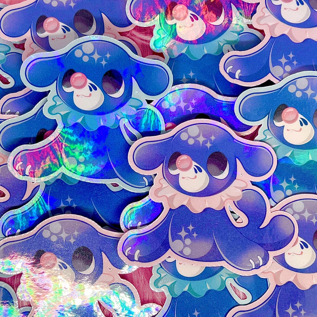 Popplio Evolution Line Pokémon Fanart Stickers 2-3/4 Inch/70 Mm Brionne ...