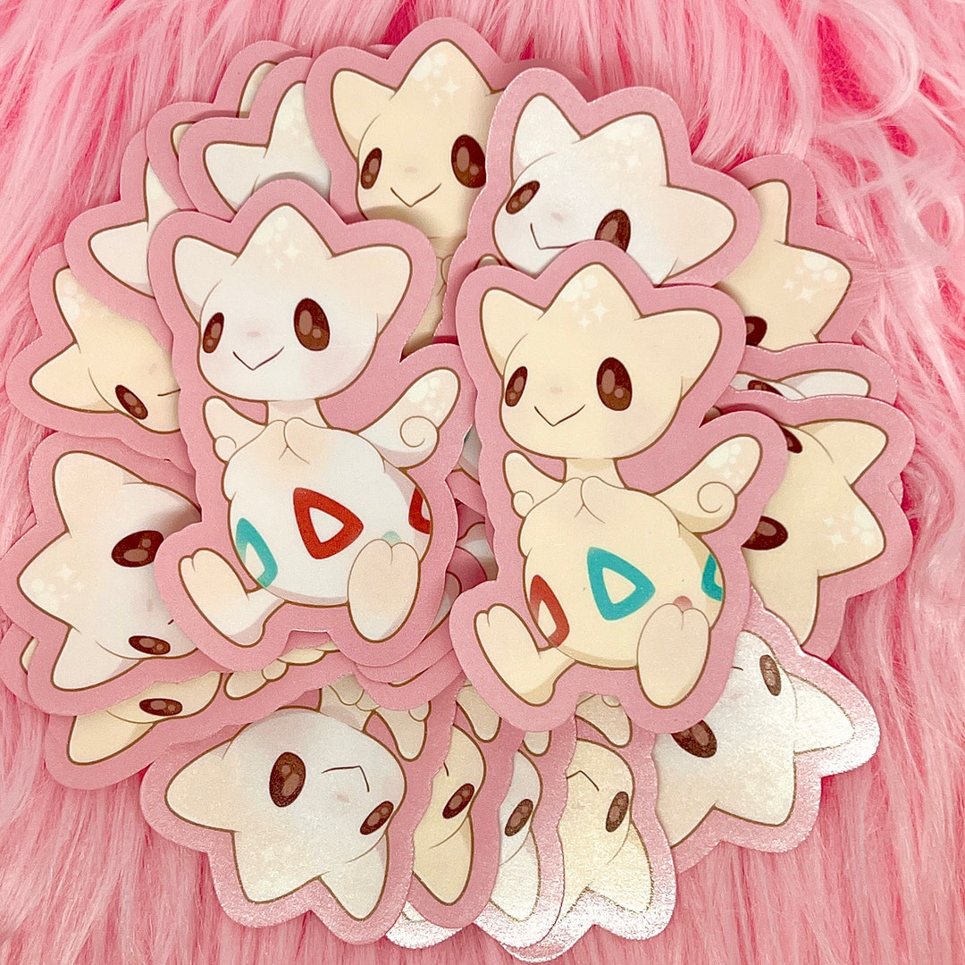Togepi Evolution Line Pokemon Fan Design Single Stickers 2.75 Inches - Etsy