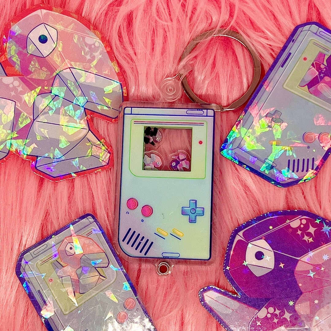 Pory Gon Game Boy Customizable Shaker Keychain Openable 3in./ 76.2mm - Etsy
