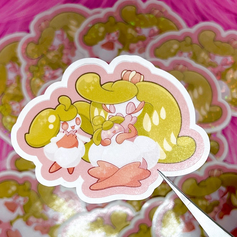 Bounsweet Evolution Line Stickers - Etsy