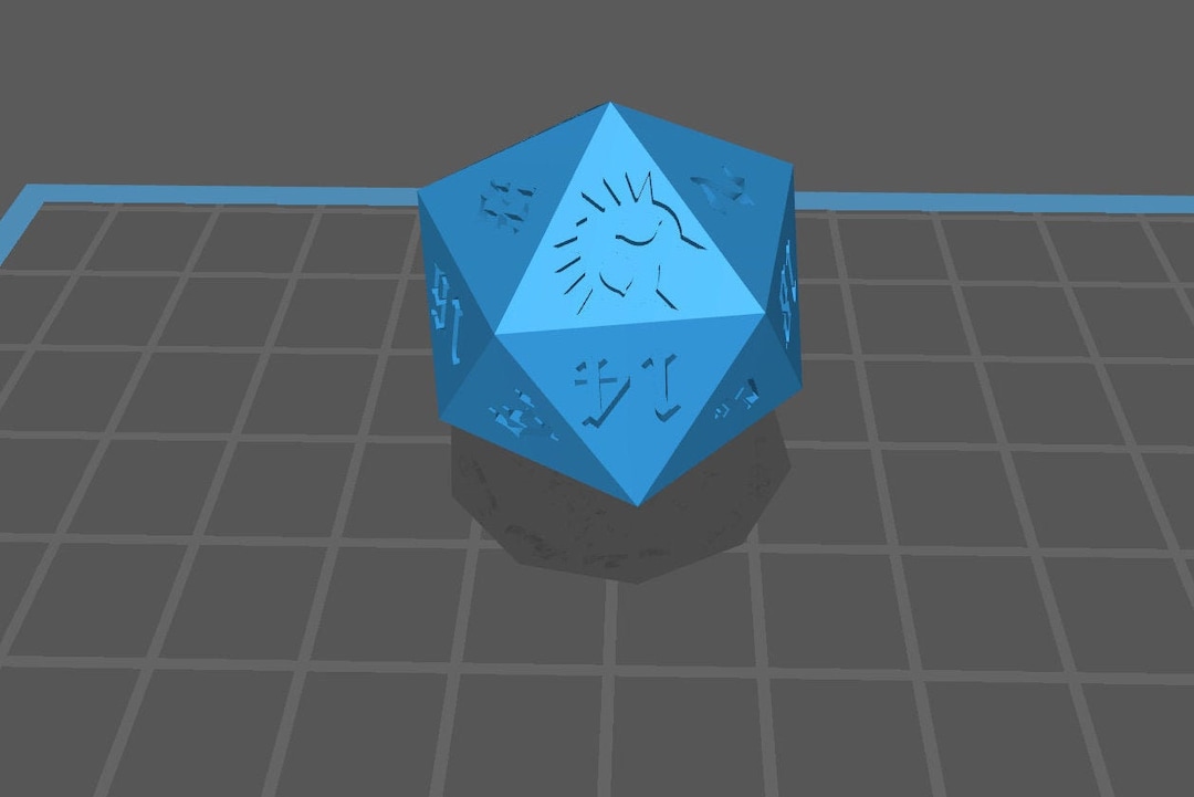 Custom Dice File: Majora's Mask D20 24mm (STL for 3D Printing) - Etsy