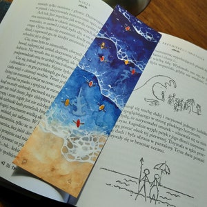 Four Original Art Bookmarks - NOT PRINTED - Original Watercolors - Real ...