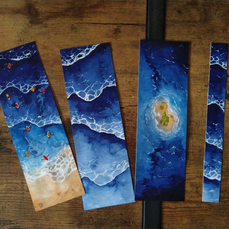 Bookmarks Watercolor Art - Etsy