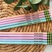 Pastel Engraved Personalized #2 Pencils | Custom Name Pencil Set | Back ...