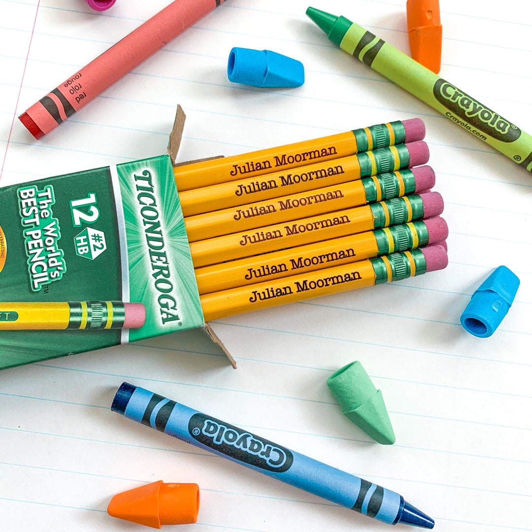 Engraved Personalized #2 Pencils | Personalized Pencil Set | Back to ...