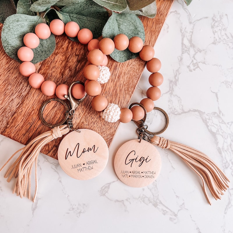 Name and Address Keychain - Etsy