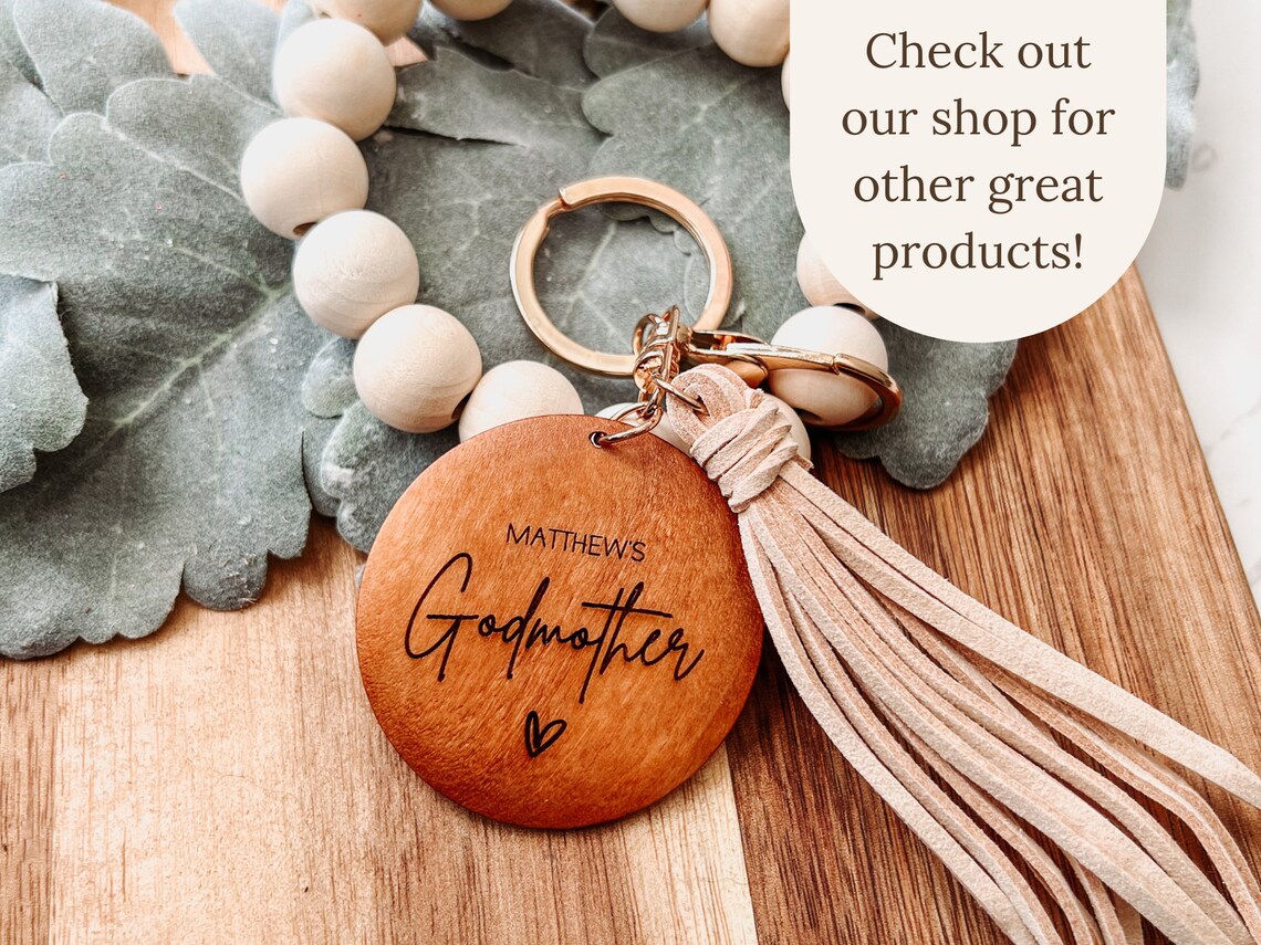 Madrina Key Chain Engraved Godmother Keychain Madrina Gift - Etsy