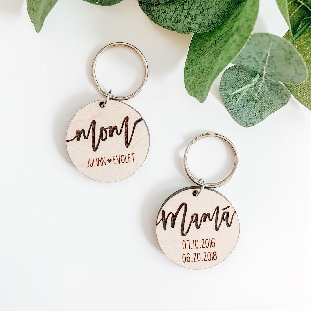 Personalized Engraved Keychain | Custom Key Chain | MOM Key Chain ...