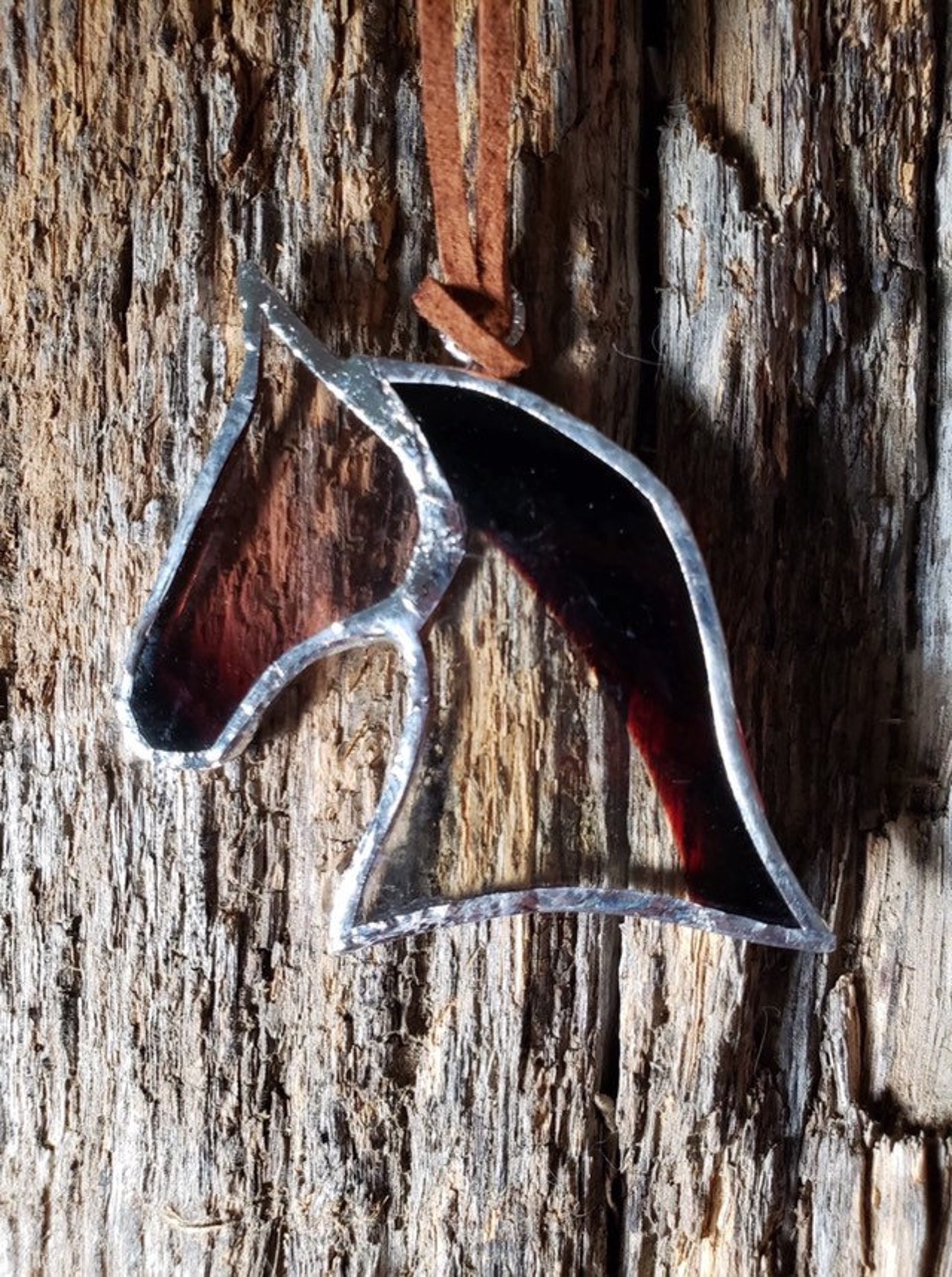 Stained Glass Horse. Western Decor. - Etsy