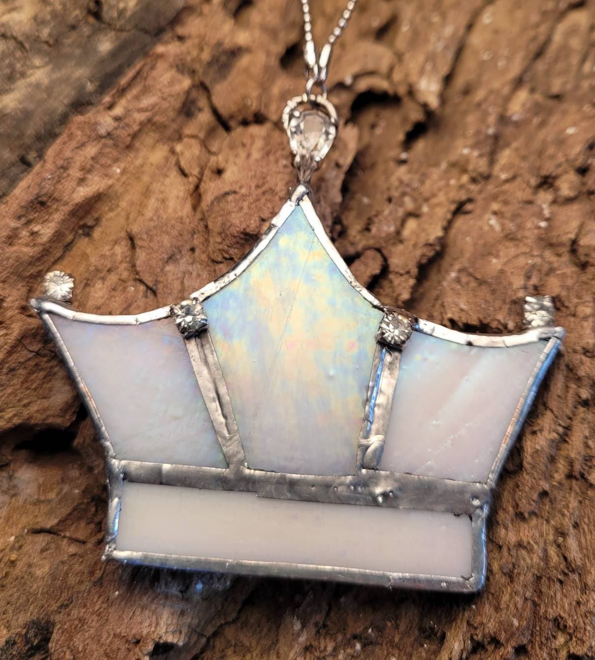 Stained Glass Crown With Rhinestones. - Etsy
