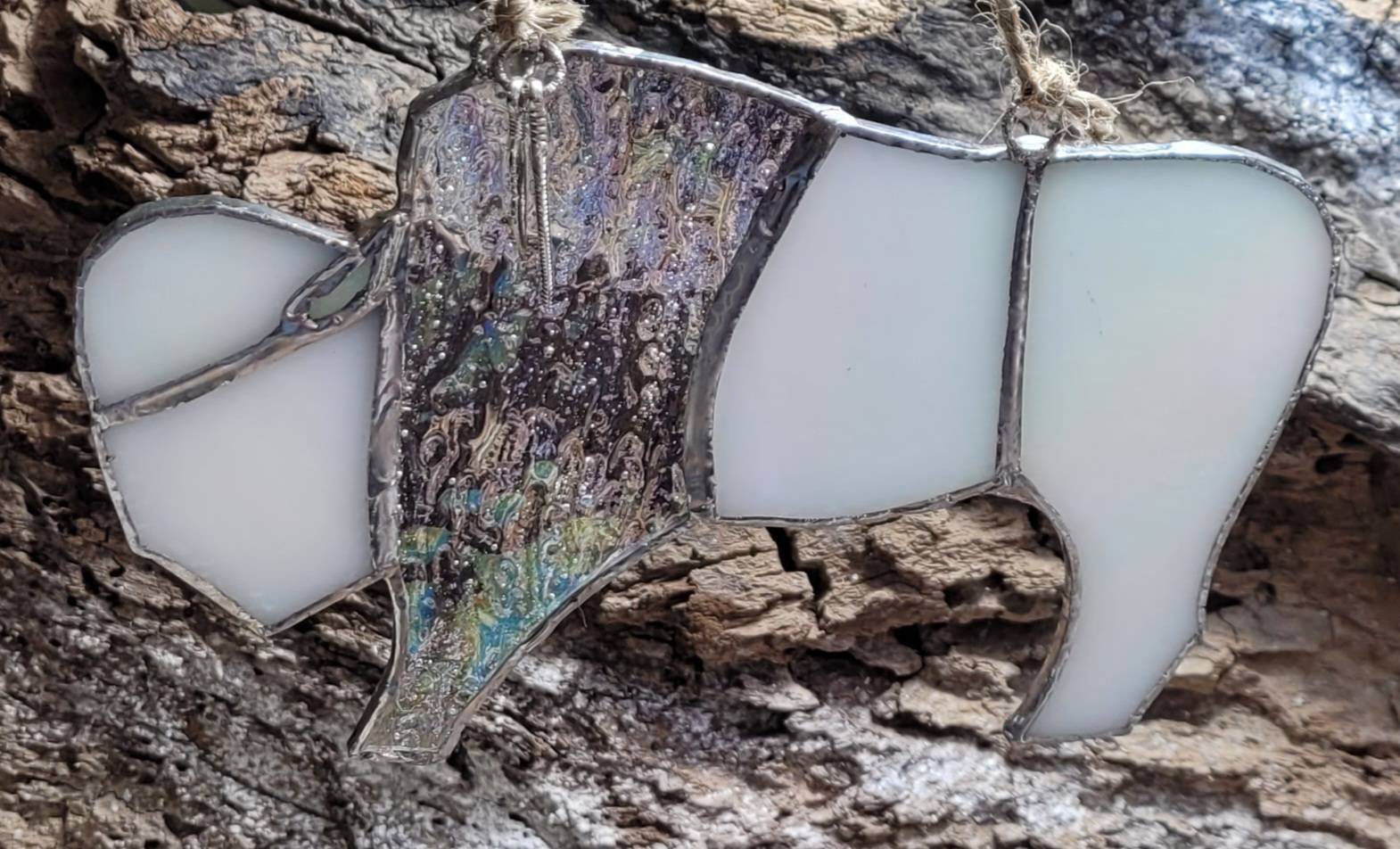 Sacred White Buffalo Stained Glass. - Etsy