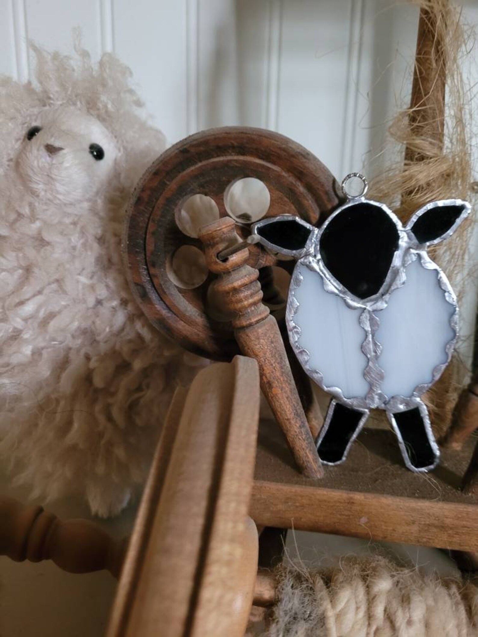 Stained Glass Sheep. Valais Blacknose. - Etsy