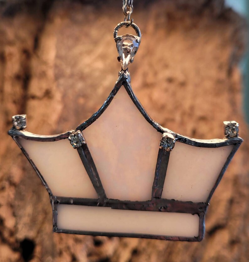 Stained Glass Crown With Rhinestones. - Etsy