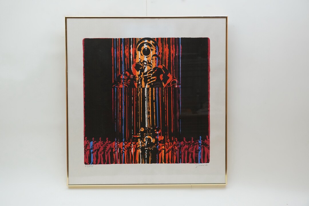 Vintage Knut Grane Lithograph: Signed & Numbered Jazz Art - Etsy UK