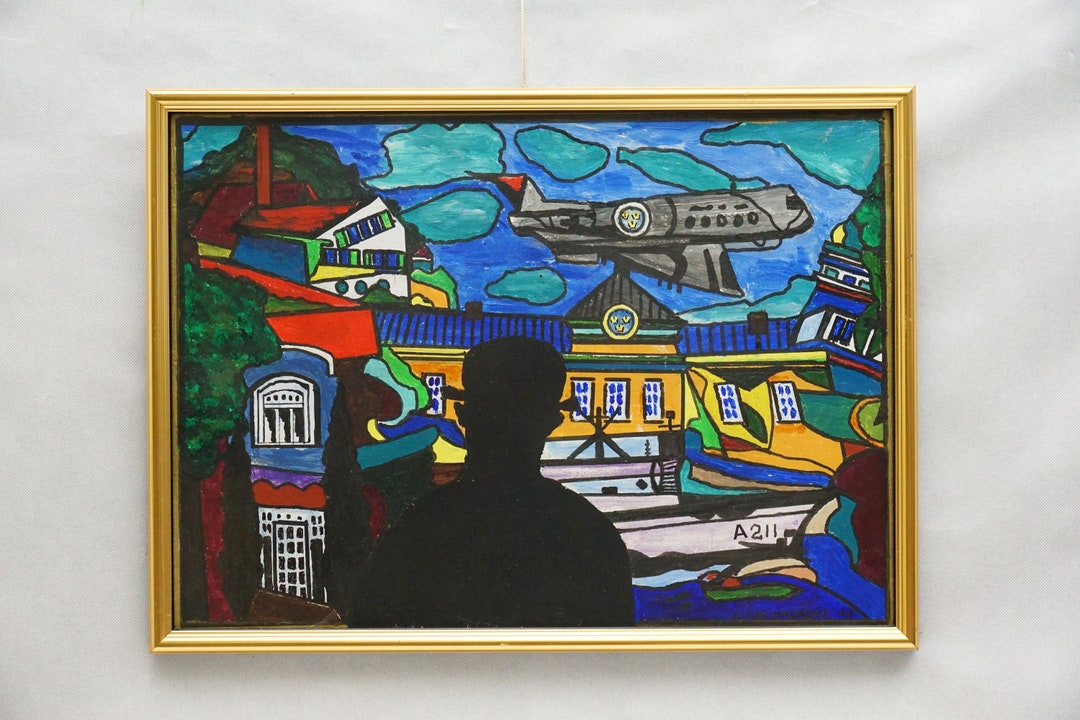 Claes Sylwander Signed Abstract Oil Painting - Vintage Swedish Art - Etsy