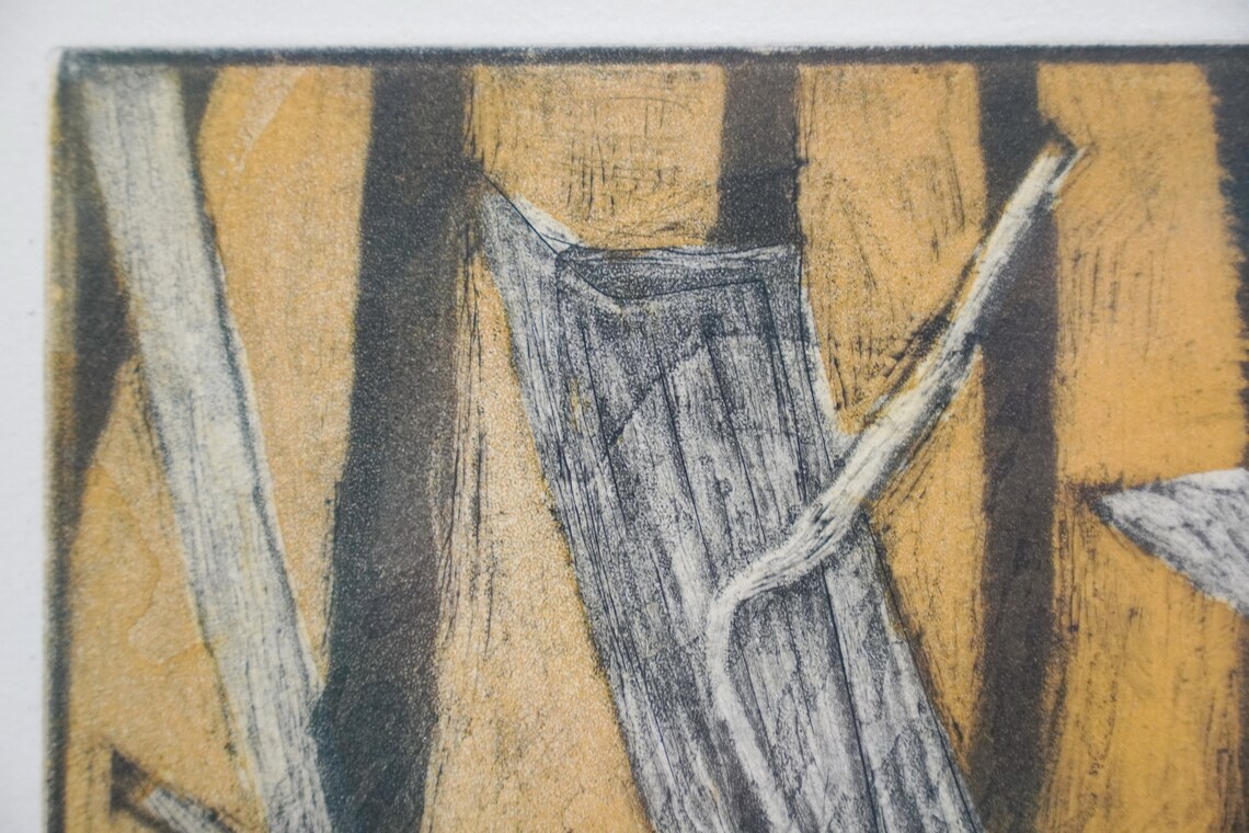 54 X 60 Mid-century Modern LITHOGRAPHY Signed Numbered - Etsy