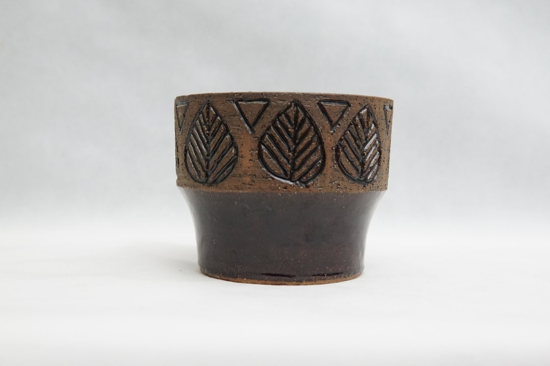 Vintage LAHOLM Ceramic Flower Pot Planter: Swedish Mid-century Decor - Etsy