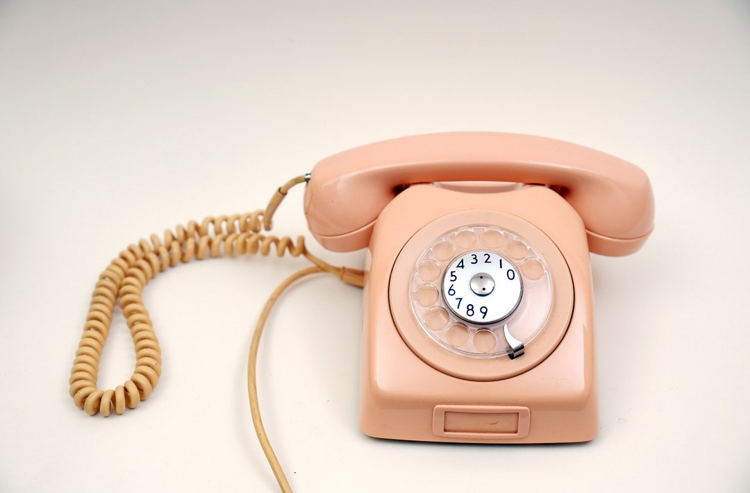 Vintage 80s Bell Ring Desk Telephone: Swedish Scandinavian Design - Etsy