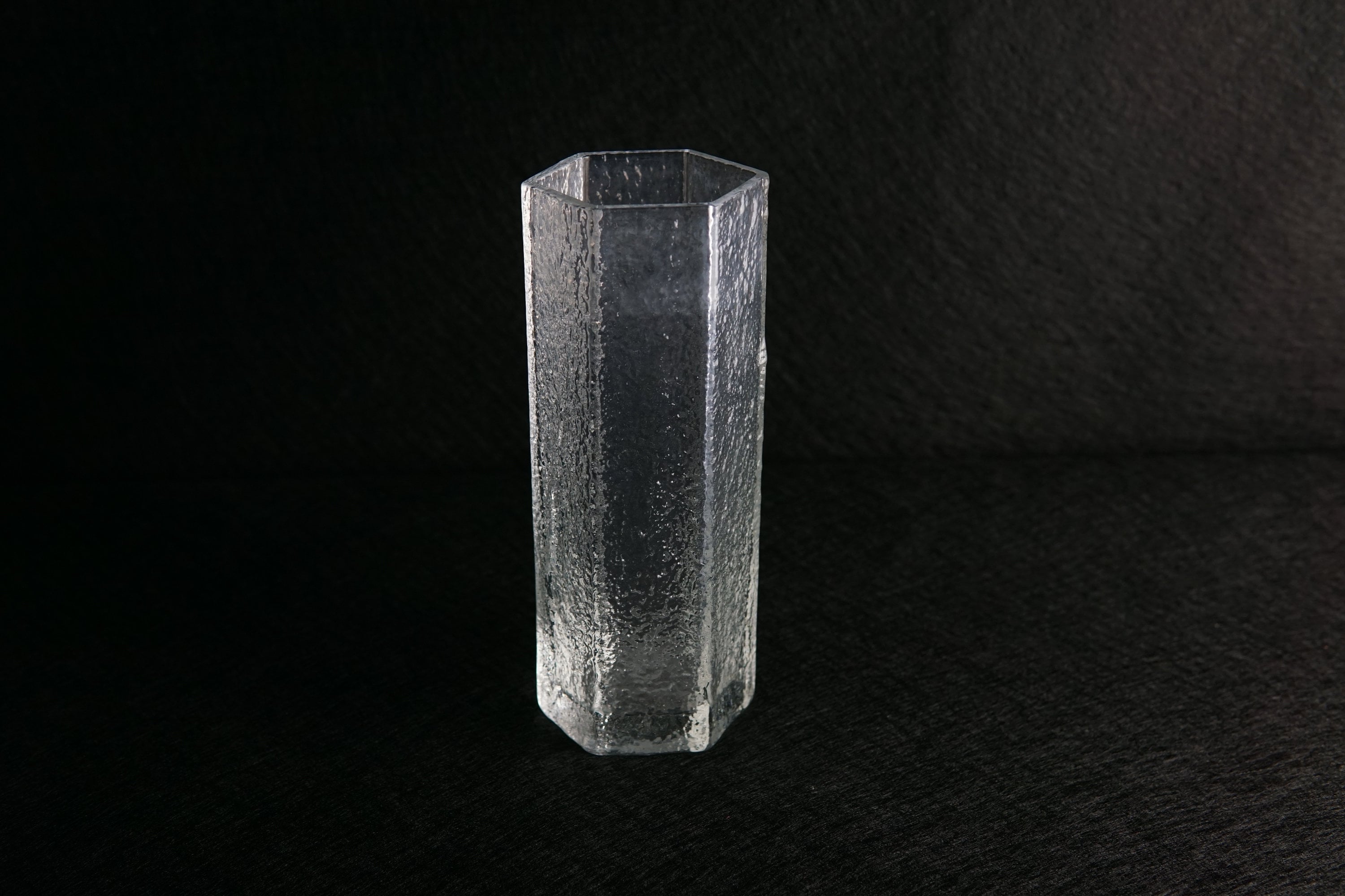 Mid-century Hexagonal Vase CRYSTAL Handmade Flower Vase Modern - Etsy UK