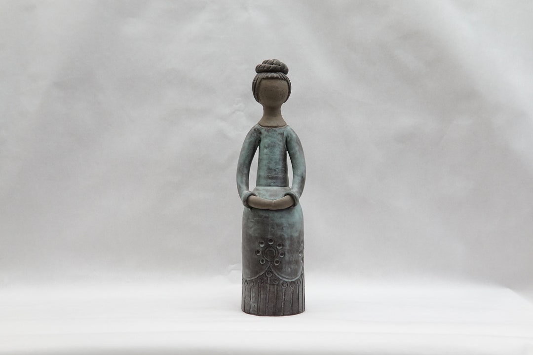 Vintage Elbogen Keramik Sweden Figurine: Mid-century Scandinavian ...