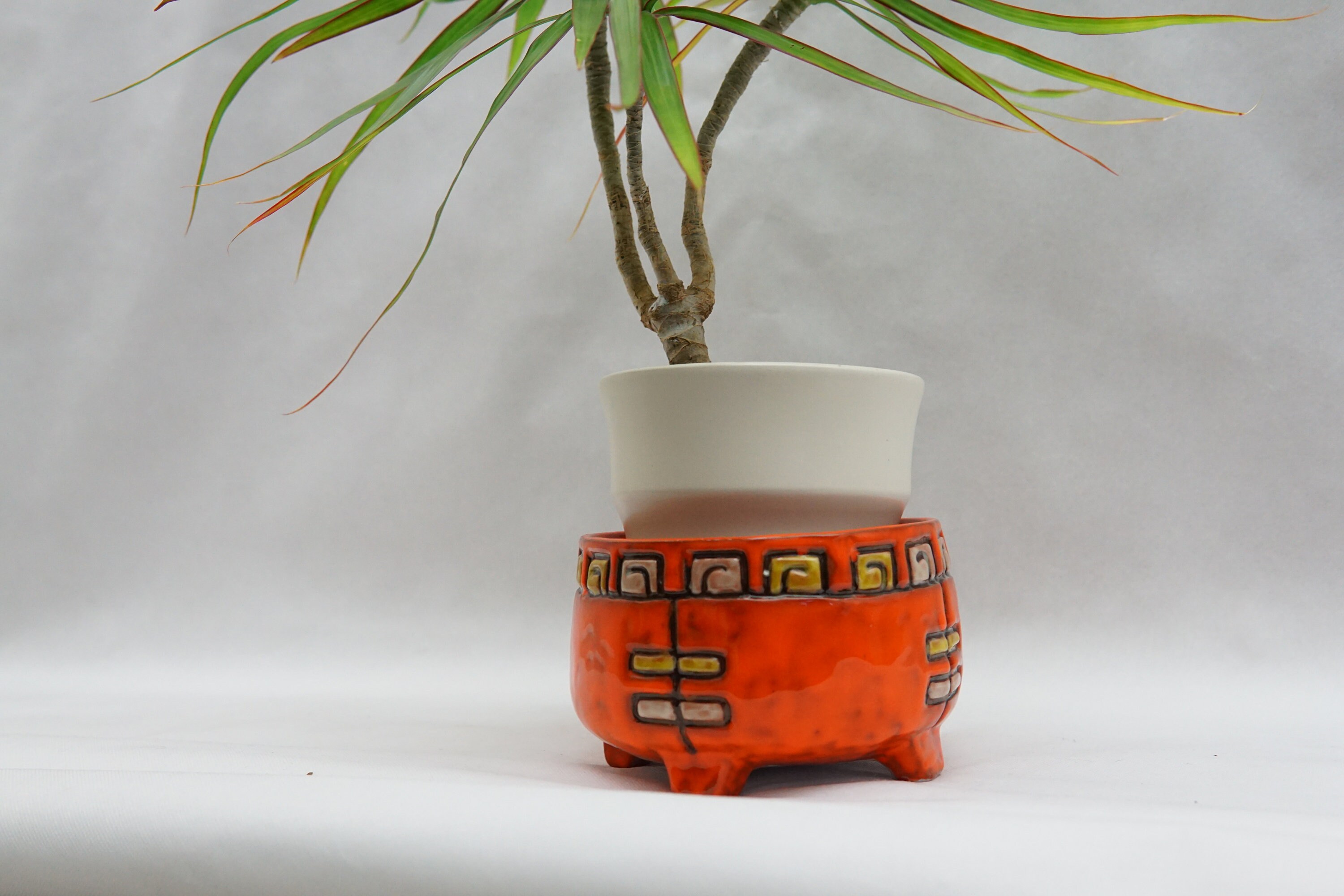 Vintage Signed Ceramic Bowl Flower Pot Pottery 60s 70s 80s - Etsy