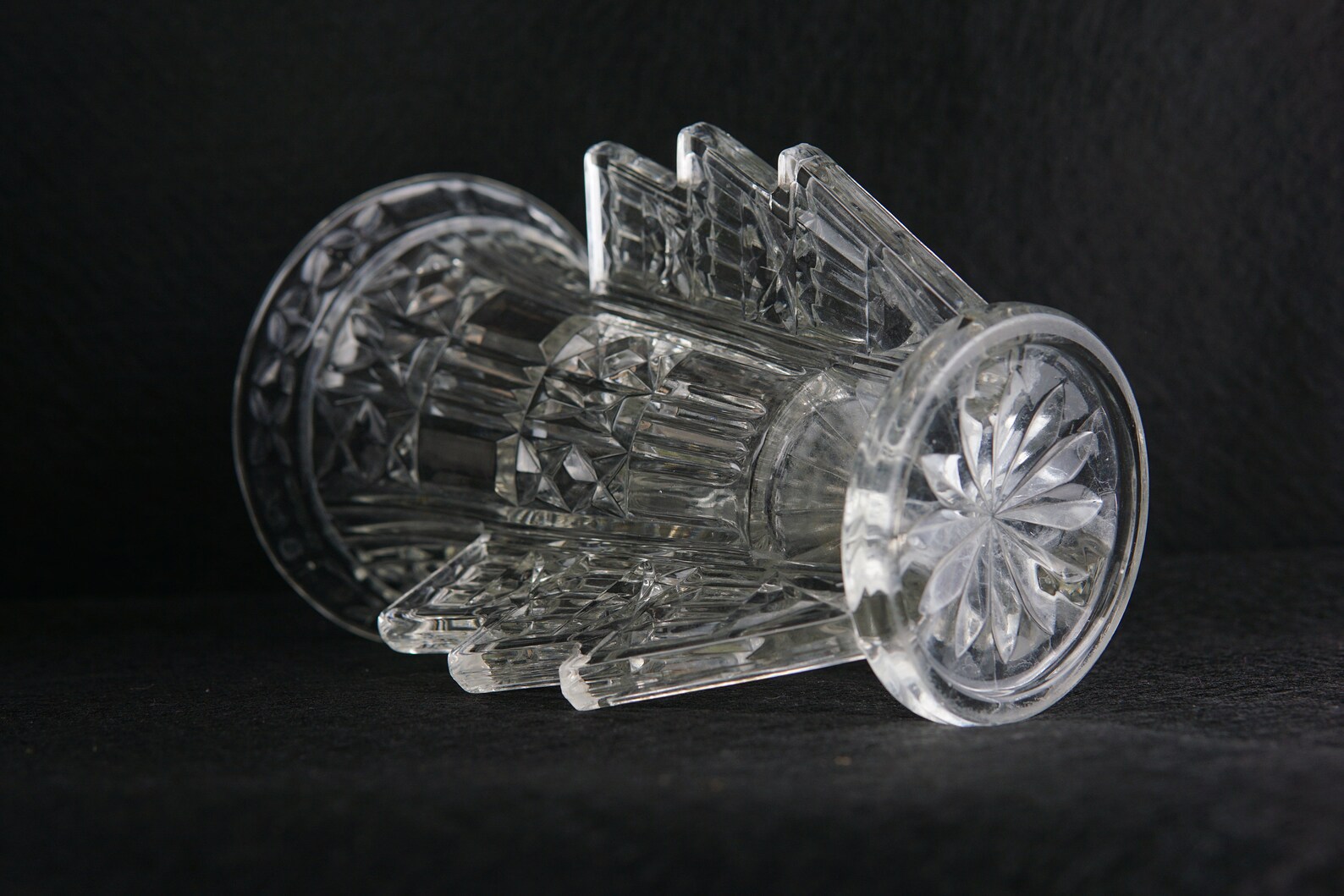 Art Deco rocket Vase Crystal Flower Vase Swedish - Etsy
