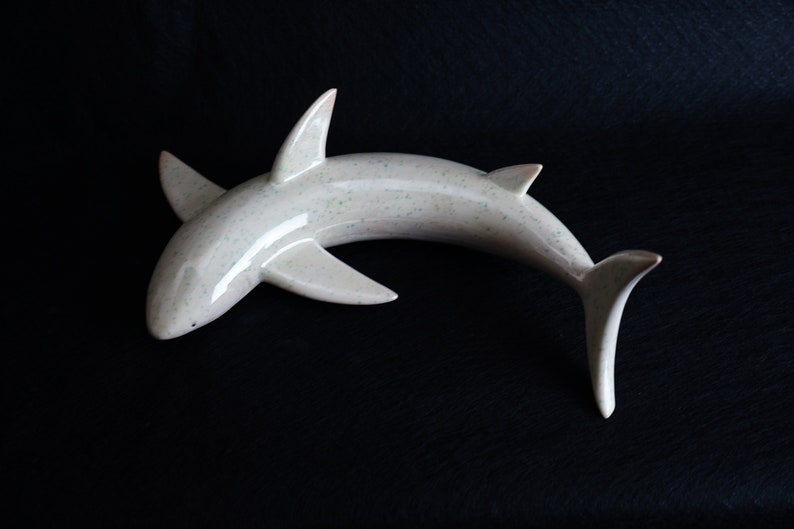 40 X 20 Vintage 60s CERAMIC SHARK FIGURINE Made in Portugal - Etsy