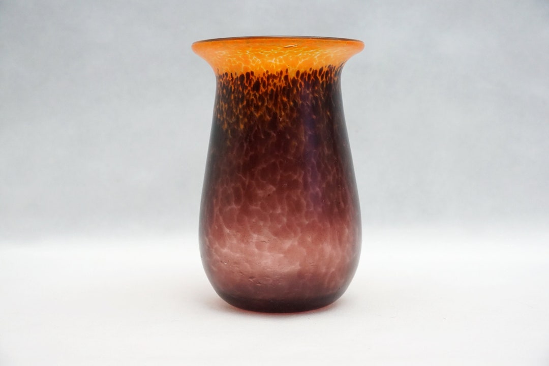 Mid Century Modern Murano Art Glass Vase: Italian Macette Decor - Etsy