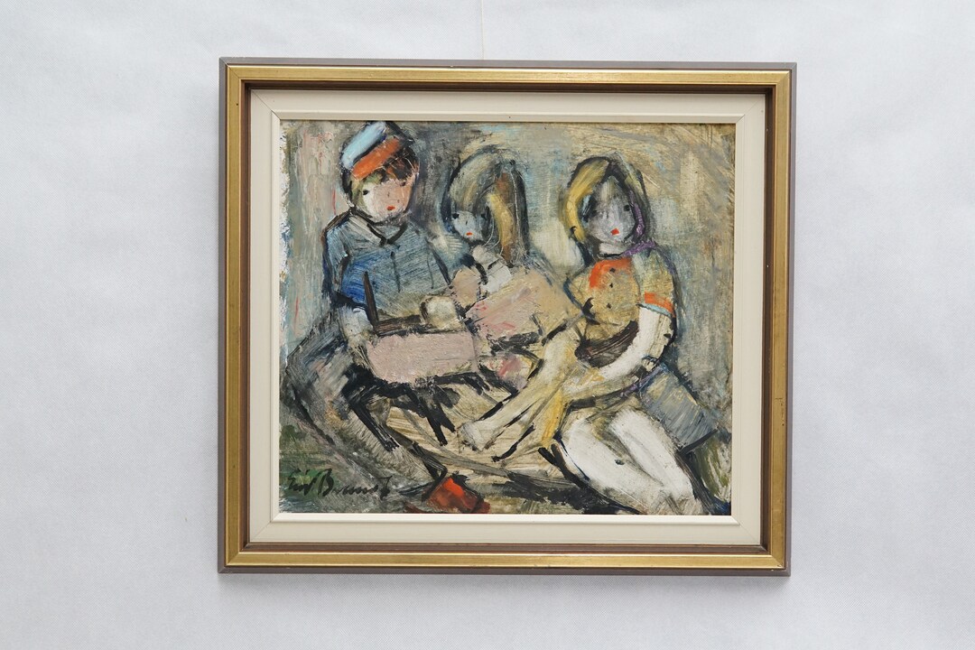 42x47 ERIK BRANDT suédois 1901-1987 Signé HUILE sur le - Etsy France