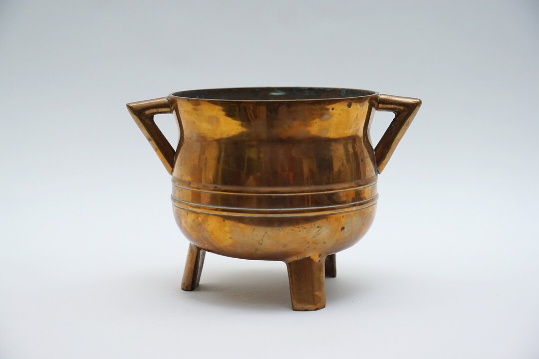 Vintage MALM Brass Flower Pot Cover: Swedish Metalworks, 1977 - Etsy