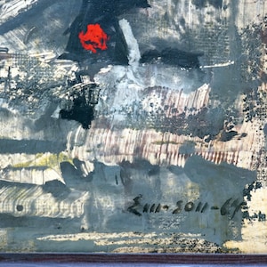 70 X 70 ERIK EMANUELSSON (se 1914-1987) 64' Signed Oil on Board ...