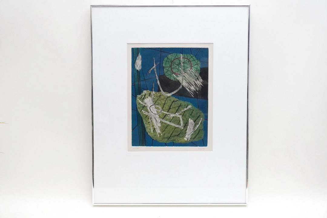 72 X 55 Mid-century Modern Abstract LITHOGRAPHY Signed Numbered ...