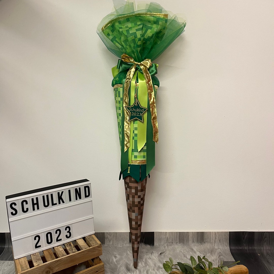 Minecraft School Cone - Etsy