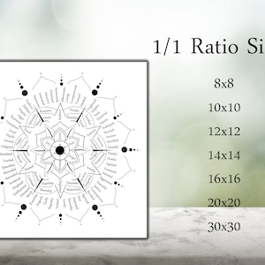 Wheel of Emotions Printable PDF | Mandala of Feelings | Mental Health ...