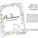 Winter Wreath Cookbook Template Recipe Book Template / Apple - Etsy