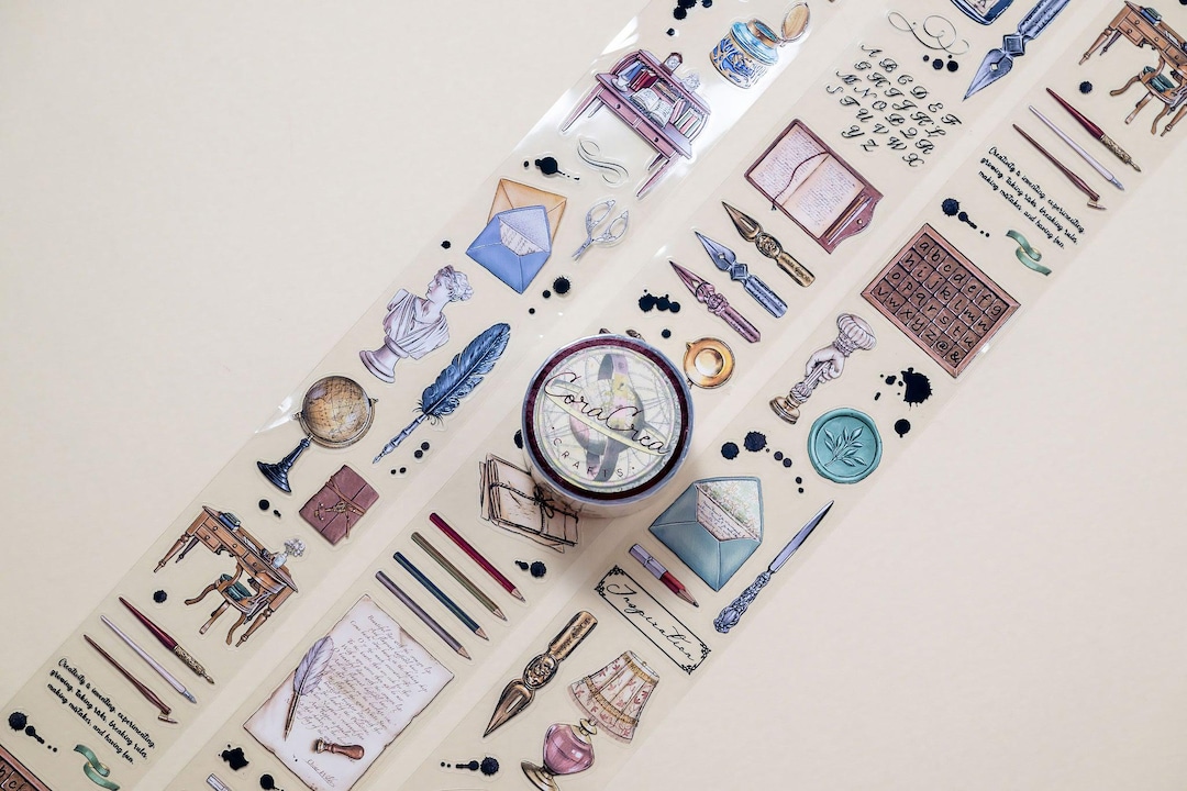 The Writing Desk Transparent Tape for Crafting Journaling and ...