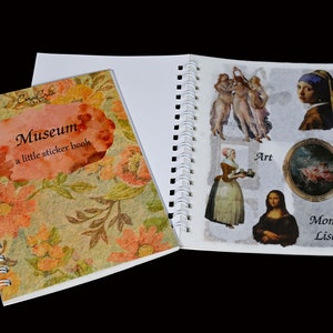 Museum Sticker Book- Stickers Transparent Art Journaling Scrapbooking ...