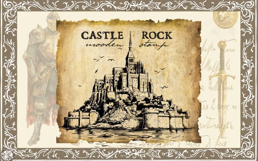 Castle Rock Wooden Stamps Postal Style for Scrapbooks, Junk Journal and ...